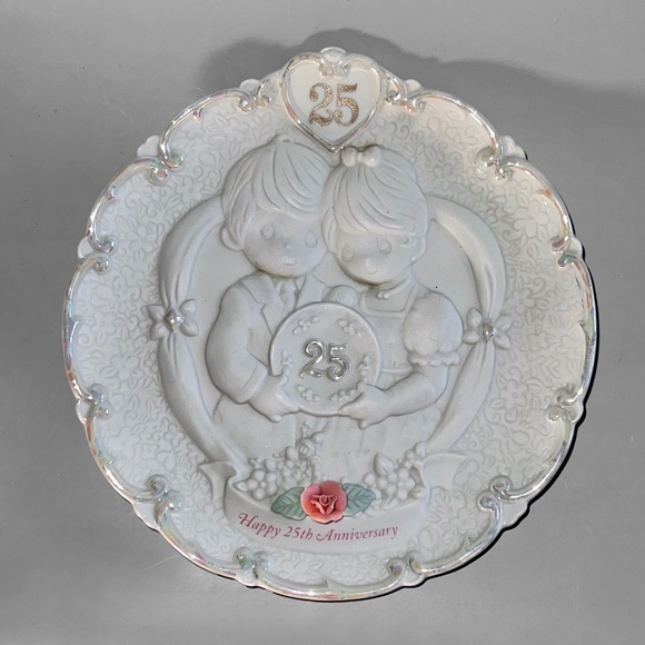 Precious Moments | Accents | Precious Moments 25th Anniversary Plate ...